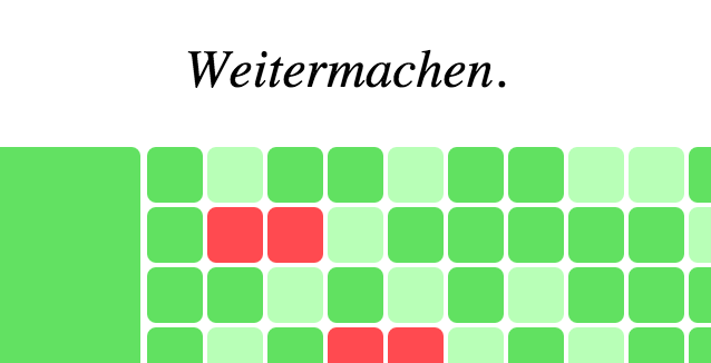 Fitness Streak Visualization